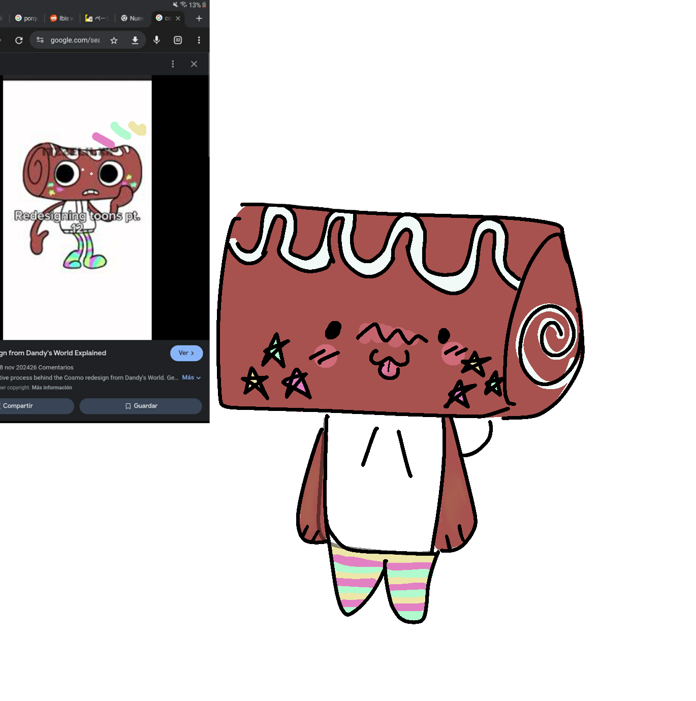 𝕔𝕙𝕚𝕓𝕚 𝕔𝕠𝕤𝕞𝕠 𝕝 𝕕𝕒𝕟𝕕𝕪 𝕤 𝕨𝕠𝕣𝕝𝕕 - ibisPaint