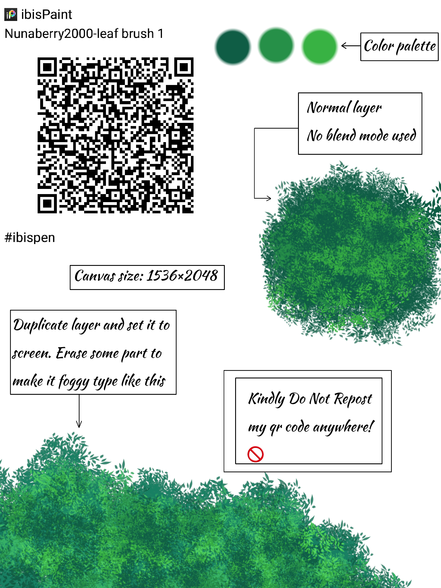 Leaf brush 1-nunaberry2000 - ibisPaint