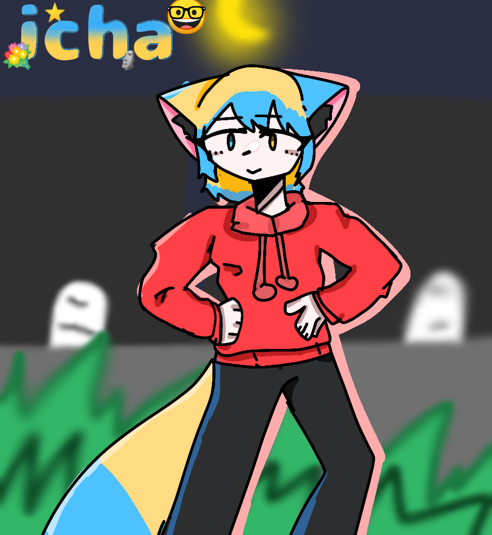 Icha👁️👄👁️in kuburan - ibisPaint