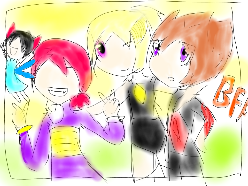 fast friends forever - ibisPaint