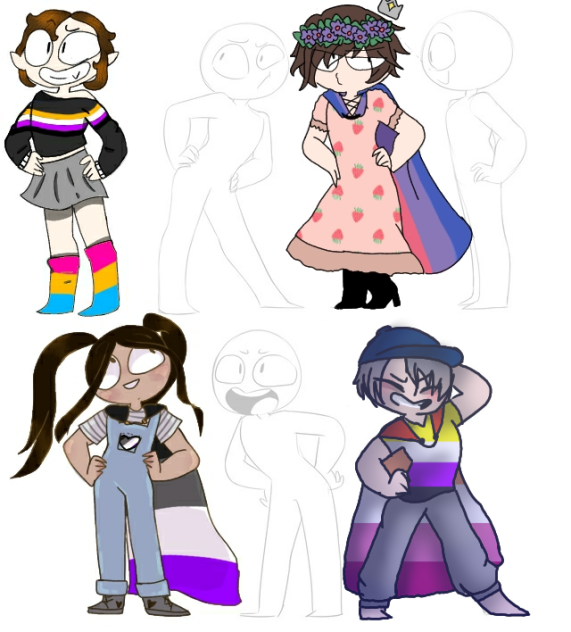 Flag Collab with my mom - ibisPaint