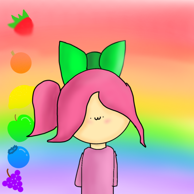Fruit people strawberry - ibisPaint