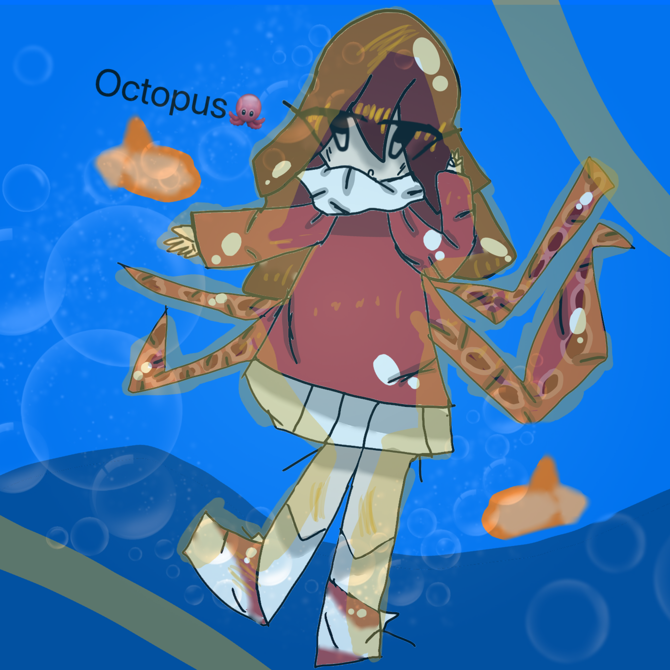 Octopus🐙🐙🐙 - ibisPaint