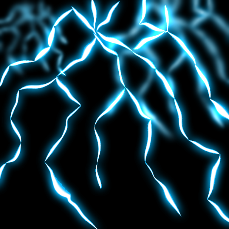 lightning and the thunder - ibisPaint