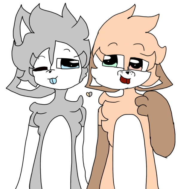 two gay furries ~~ - ibisPaint