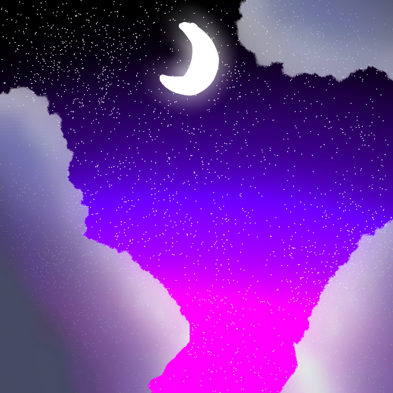 Night sky speedpaint - ibisPaint