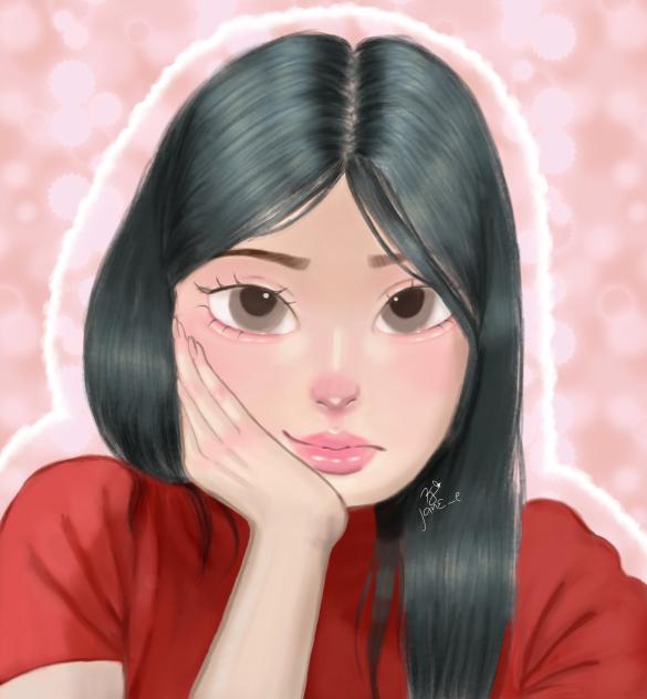 Self-portrait _ Semi-Realistic - ibisPaint