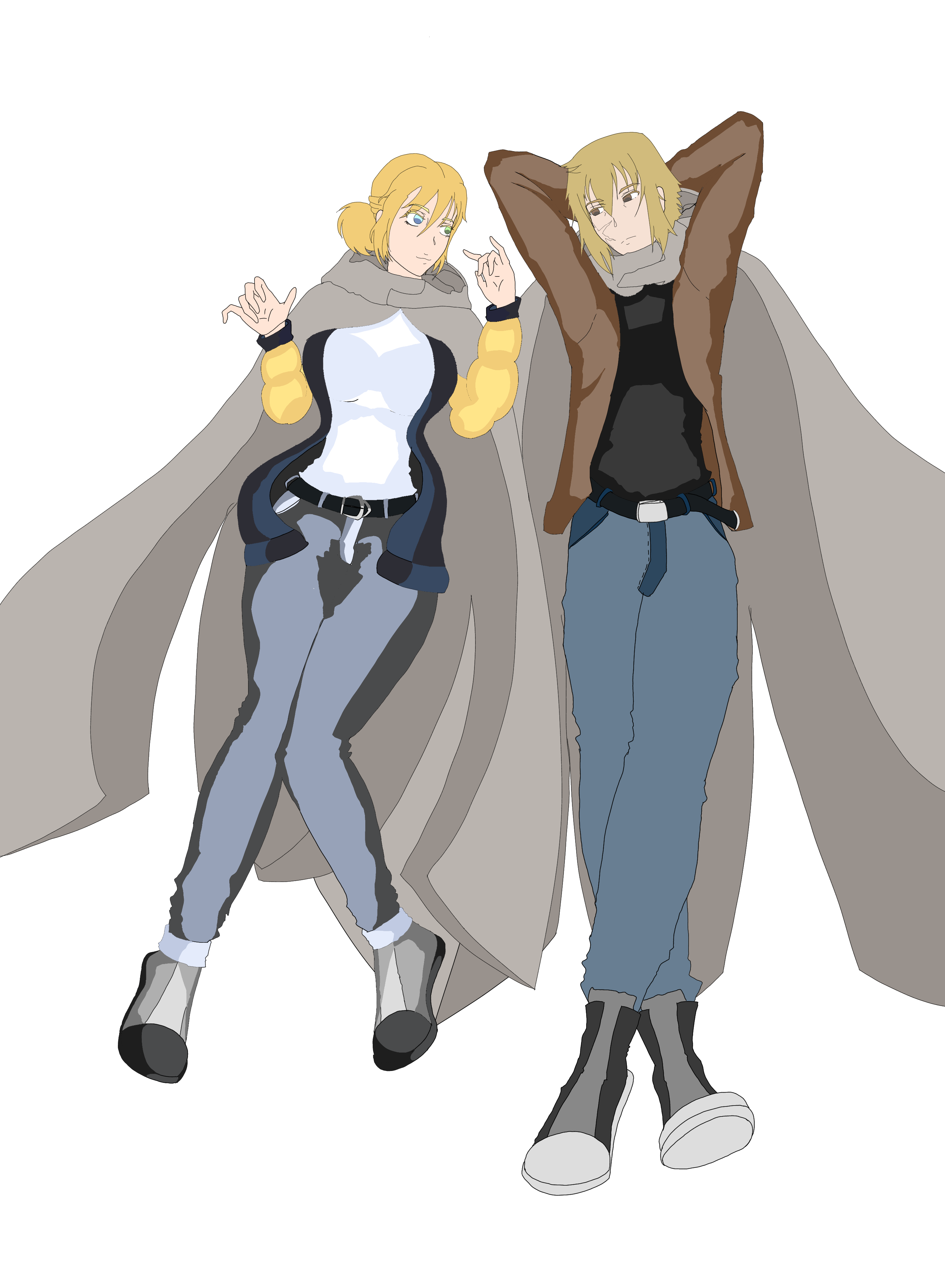 Jonathan y Jayden (proceso) - ibisPaint