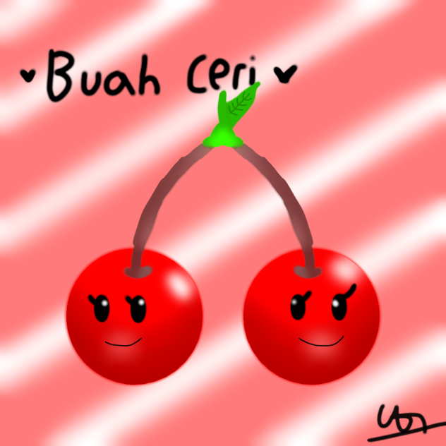 drawing cherry (Timelapse) - ibisPaint