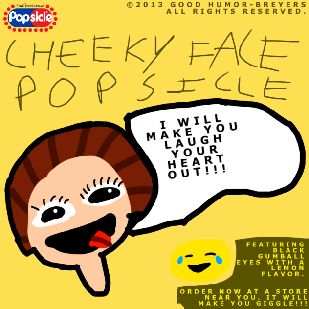 The Cheeky Face Popsicle - ibisPaint