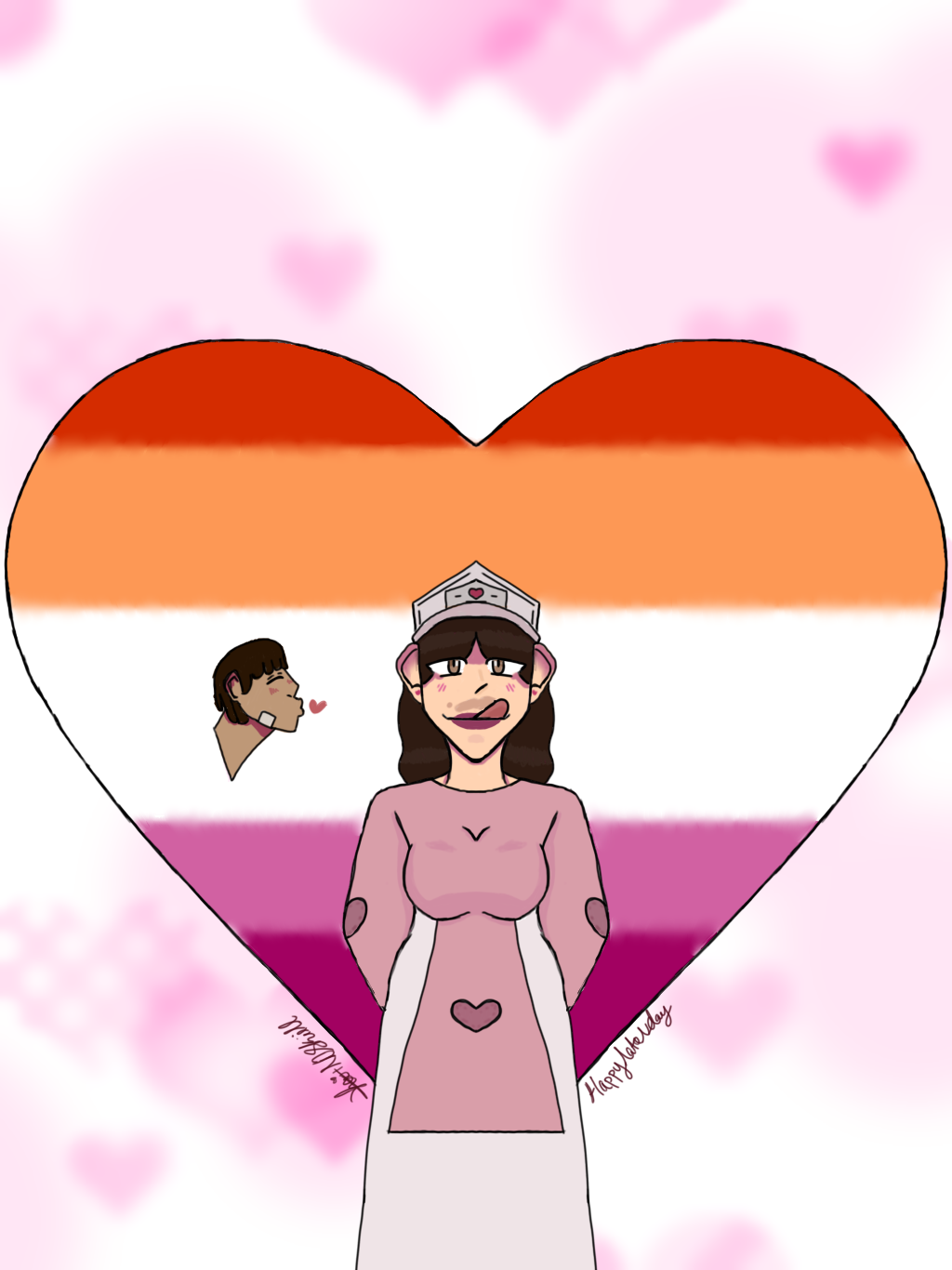 Lesbian oc day special - ibisPaint