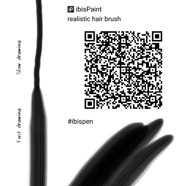 Smooth Hair Brush - ibisPaint