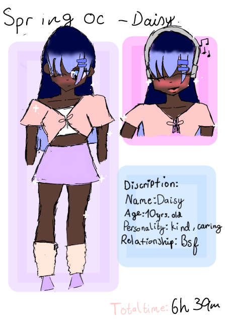 Oc for spring Daisy - ibisPaint