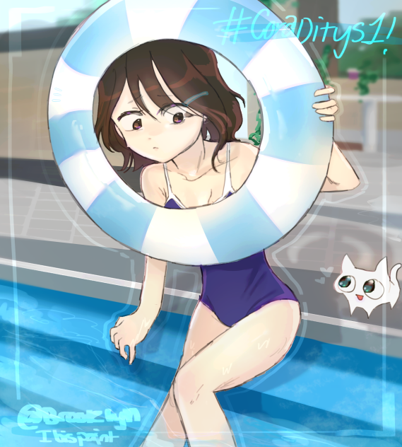 Pool blues - ibisPaint