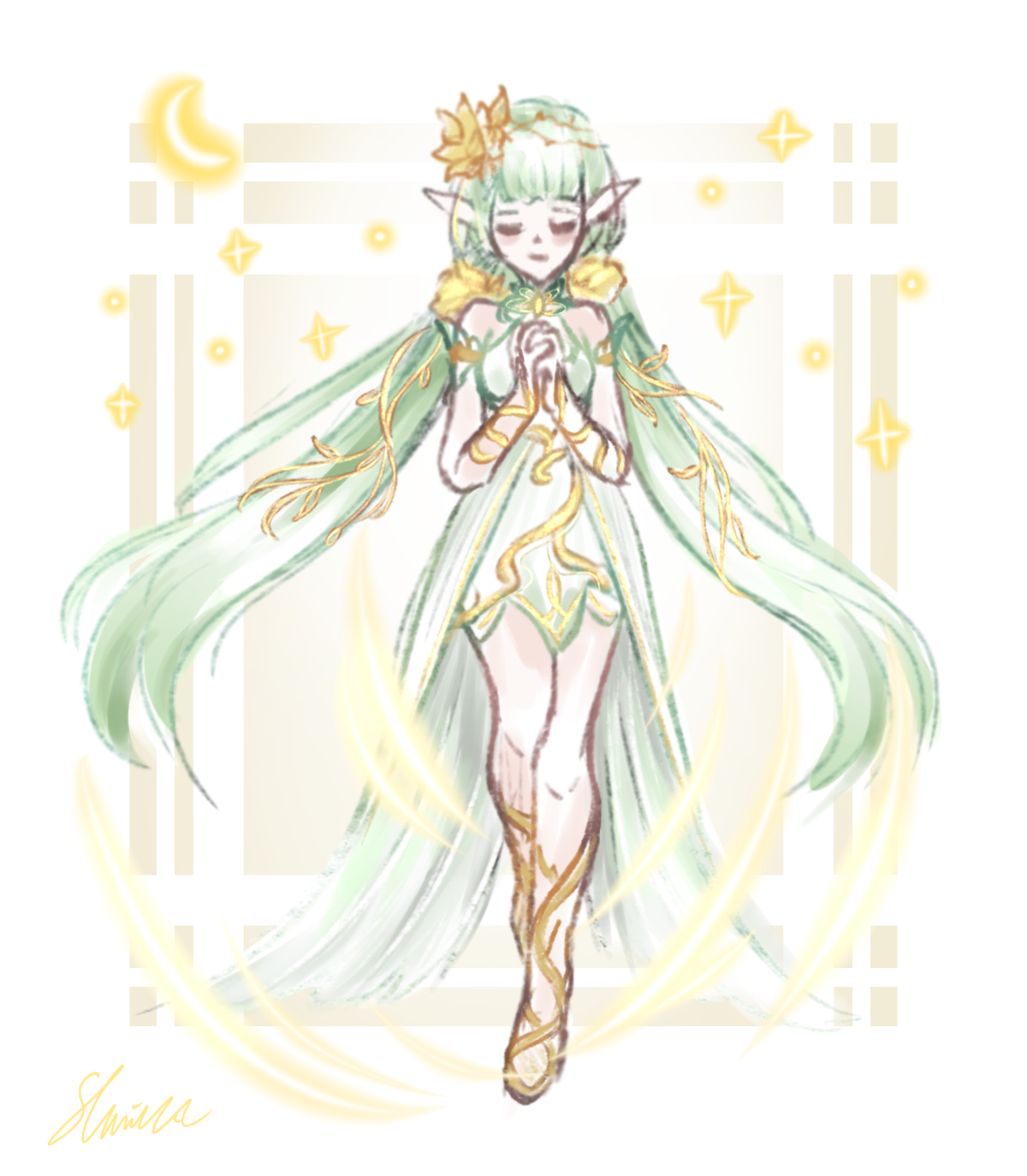 Elven Aria - ibisPaint