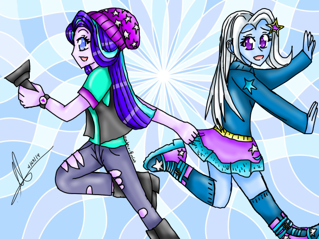Starlight Glimmer and Trixie - ibisPaint