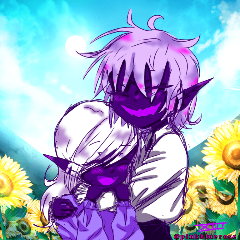 lil void and violet - ibisPaint