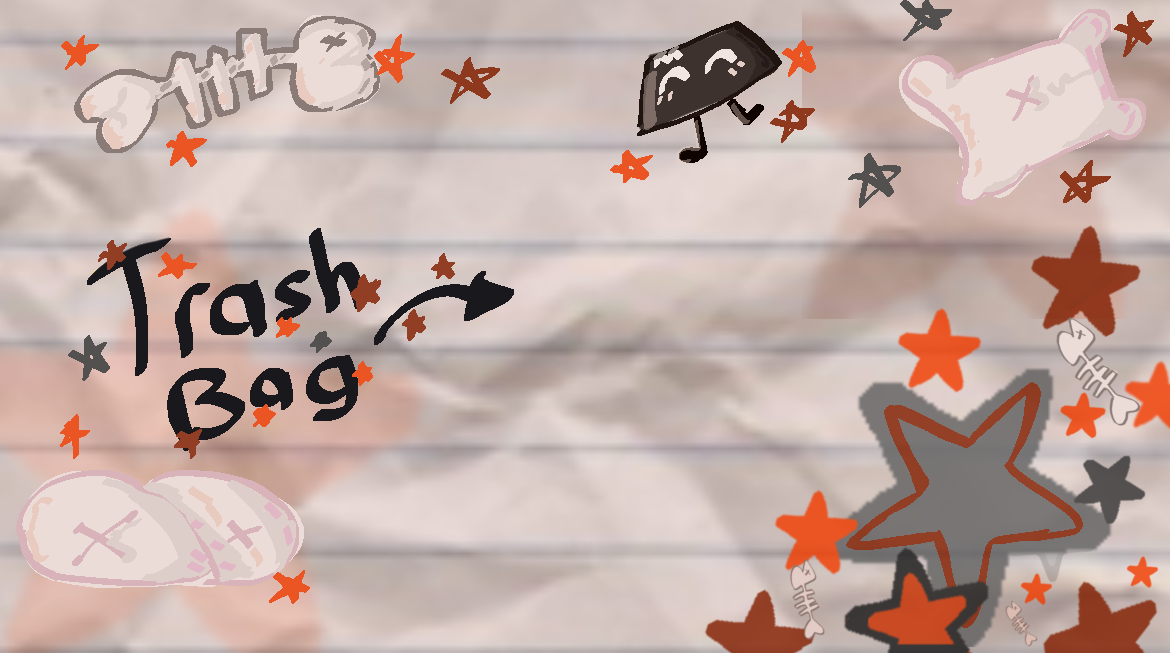 Trash bag background - ibisPaint