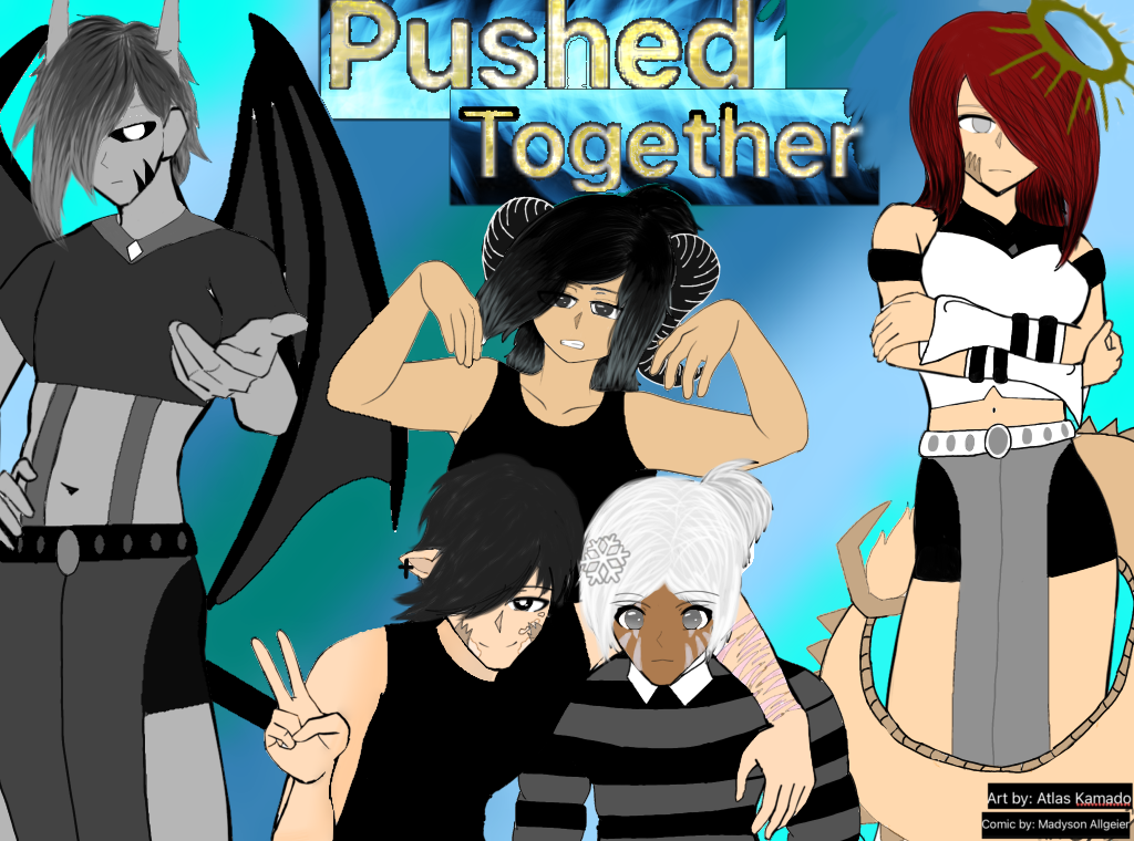 Pushed together fan art - ibisPaint