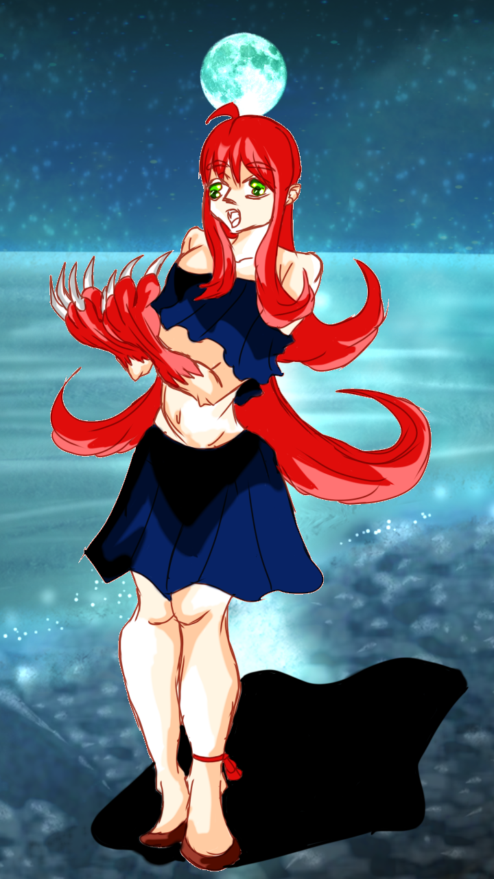 Werewolf girl - ibisPaint