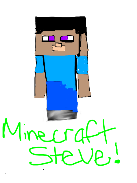 Minecraft Steve! - ibisPaint