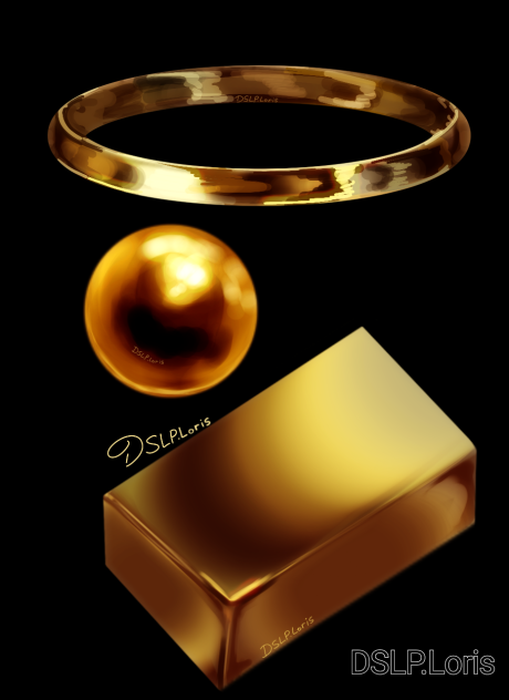 Golden things - ibisPaint