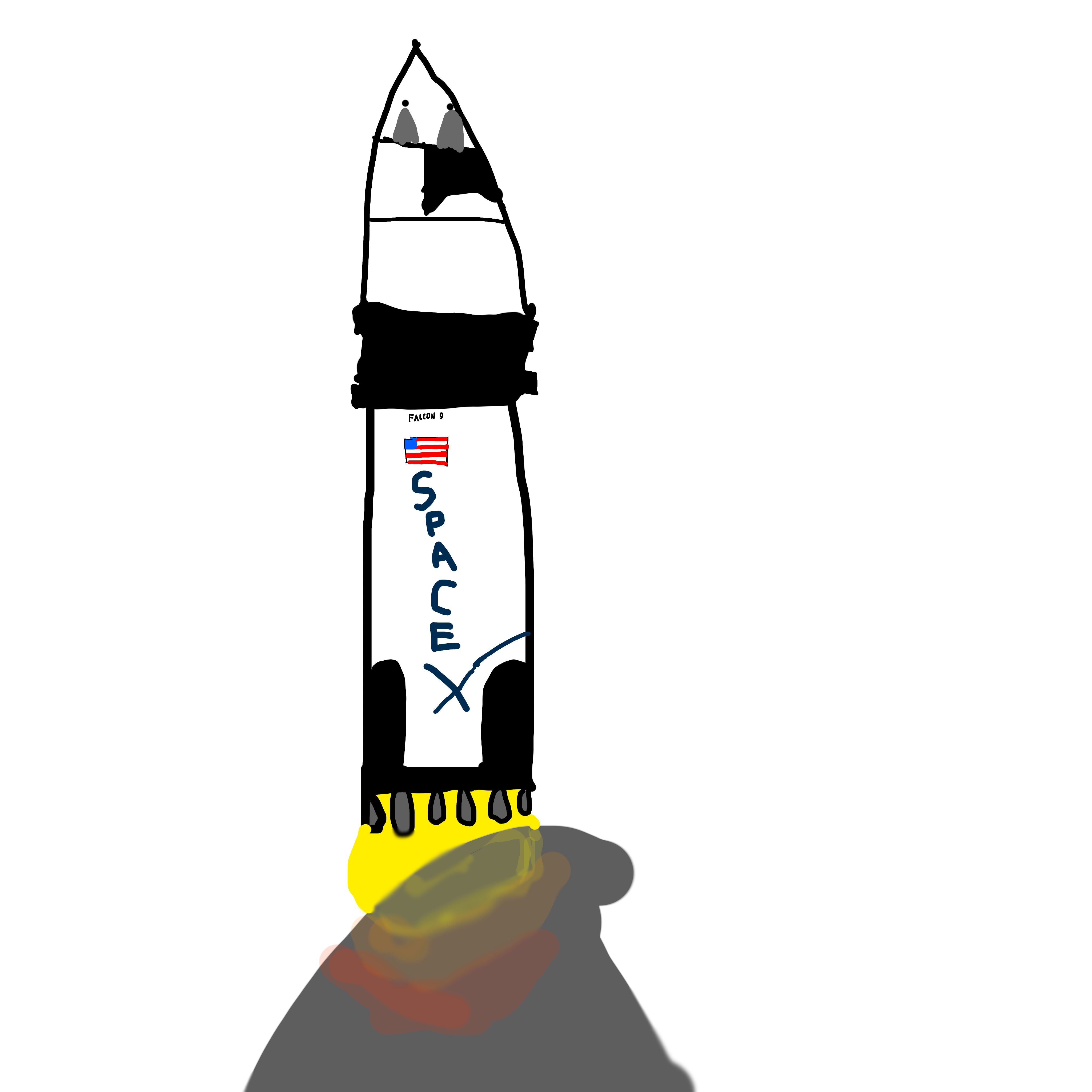 Falcon-9 - ibisPaint