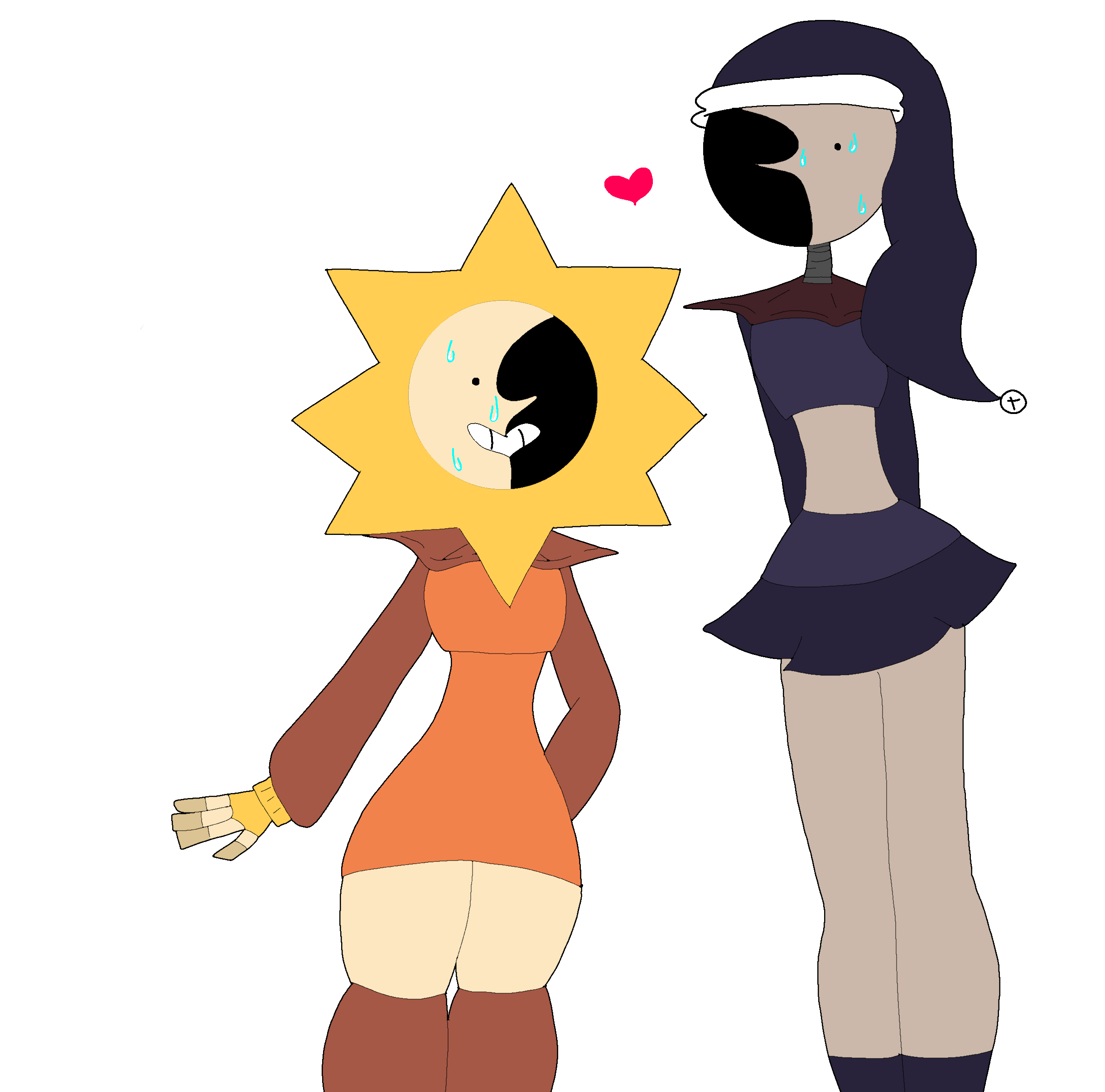 sundrop and moondrop (old) - ibisPaint