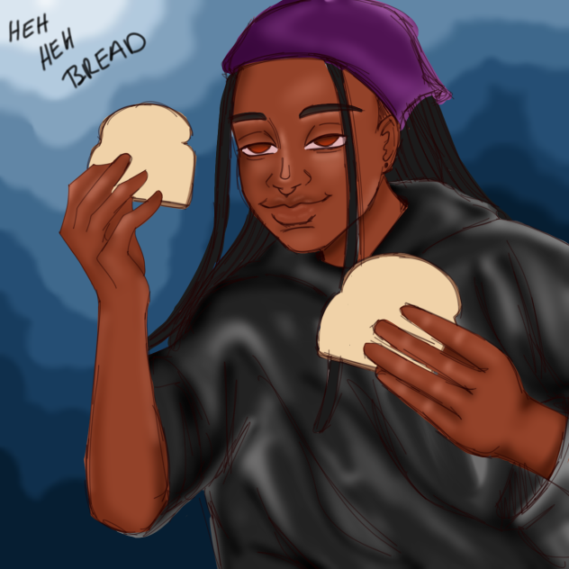 Me w bread - ibisPaint