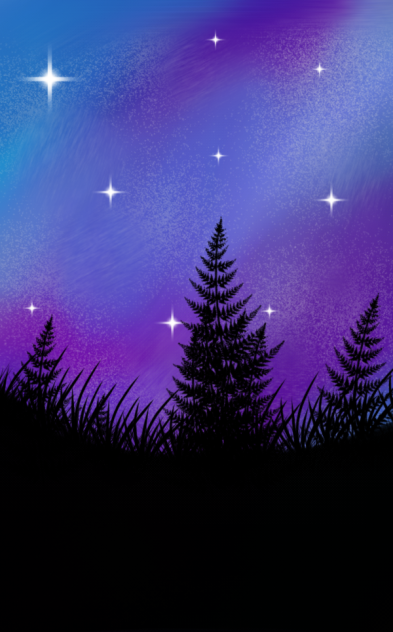 Galaxy forest - ibisPaint