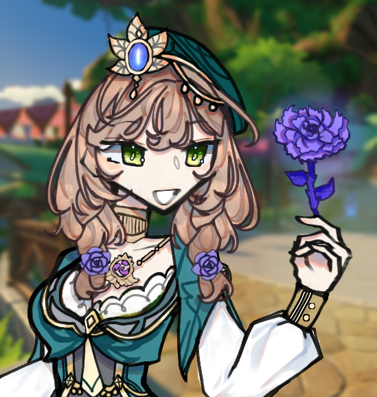 Genshin impact new lisa skin Speedpaint - ibisPaint