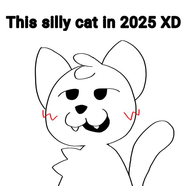 Silly cat - ibisPaint