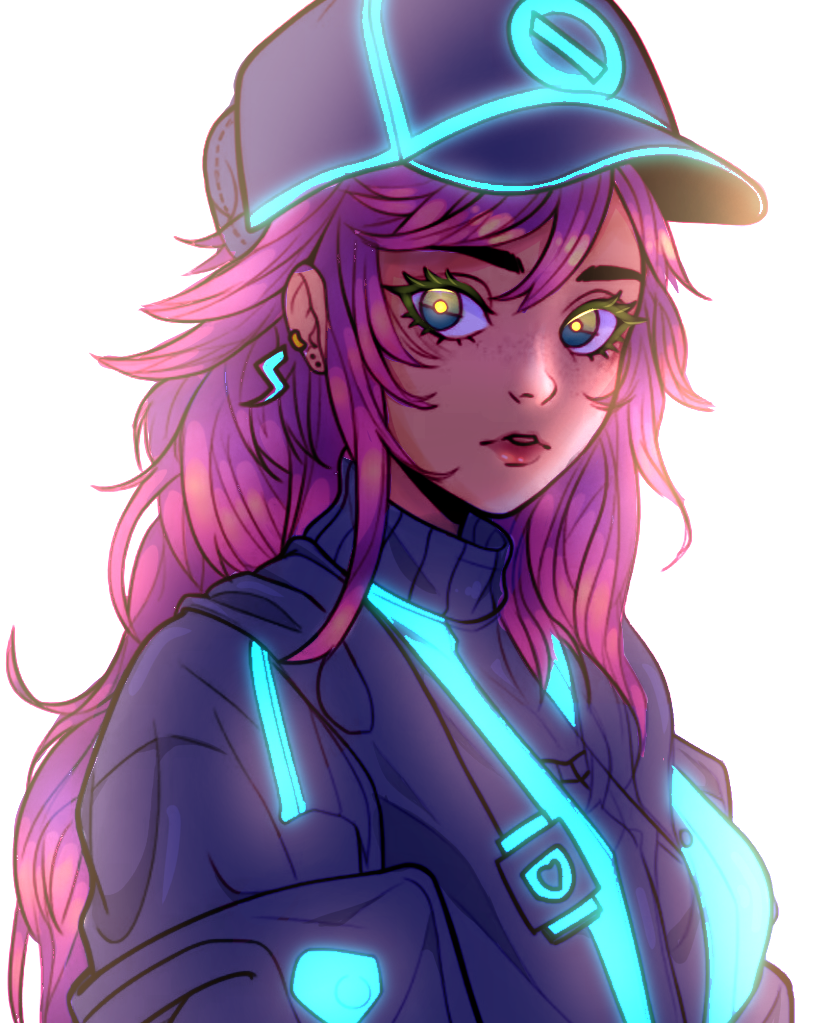 I like cyberpunk stuff - ibisPaint