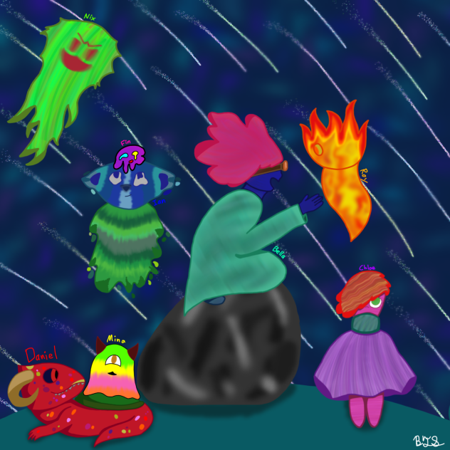 Me and the crew - ibisPaint