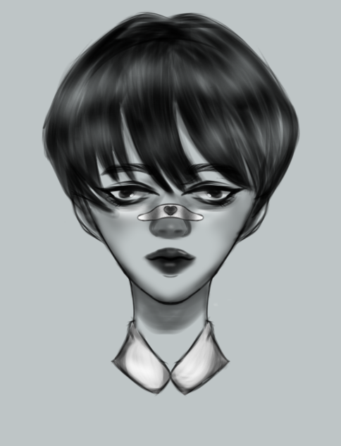 pretty short haired girl - ibisPaint