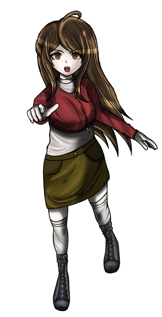 Danganronpa oc) Chloe’s splash art - ibisPaint