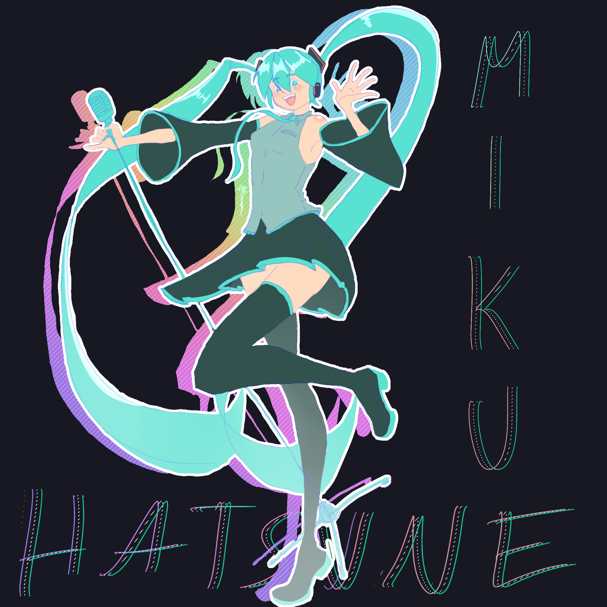 Miku Oooo eee ooooo - ibisPaint