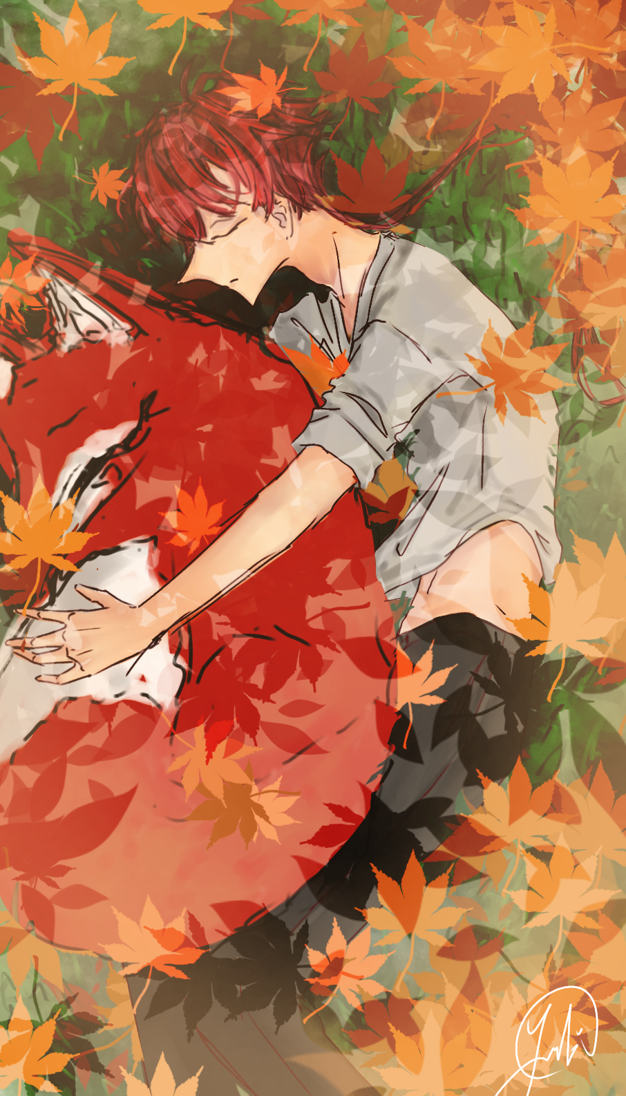 Cozy Under Fall pt2 - ibisPaint