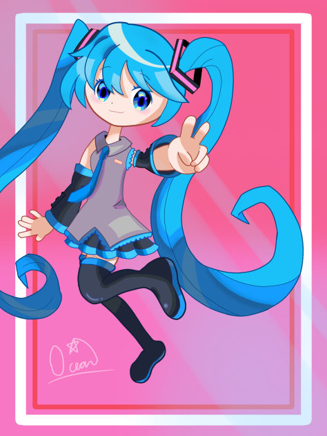 Chibi Miku - ibisPaint