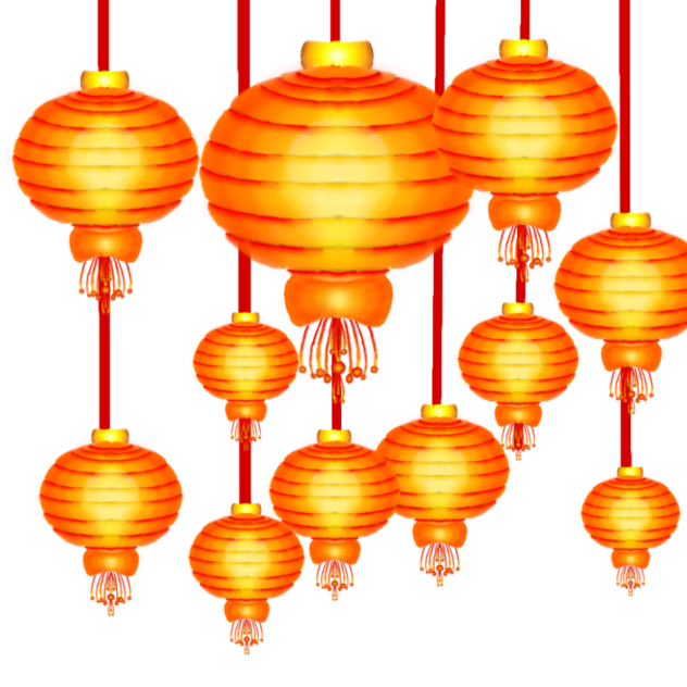 Chinese lantern decoration - ibisPaint