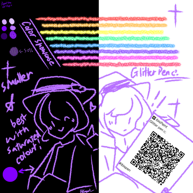 Glitter Pen c; 閃粉筆 - ibisPaint