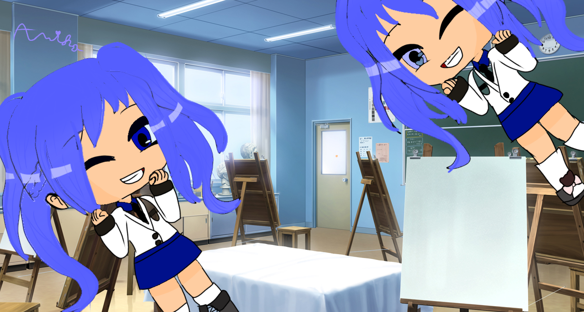 the blueberry twins {Gacha edit} - ibisPaint