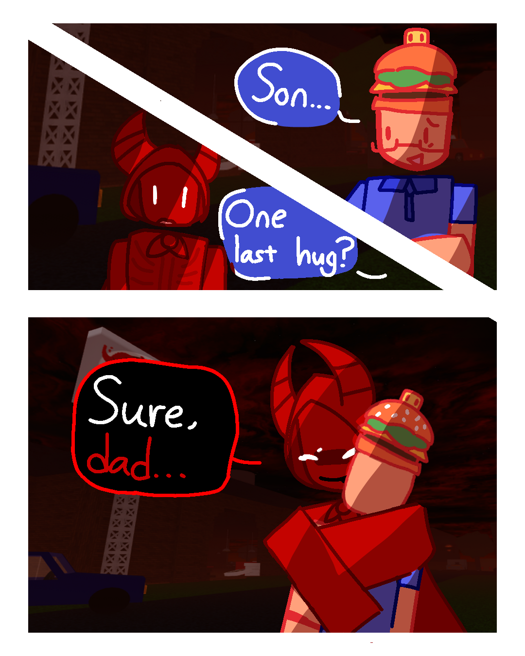 One last hug. - ibisPaint
