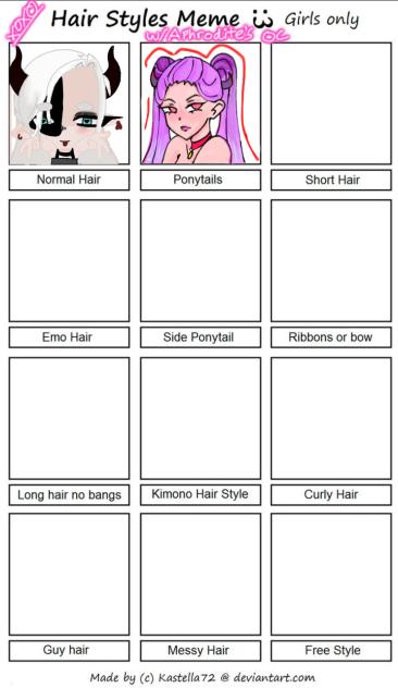 Hair styles collab - ibisPaint