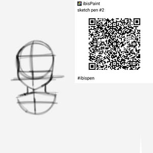 Just a line art QR code - ibisPaint