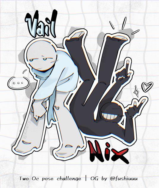 🖤260🩵 - OC Pose Challenge! - ibisPaint