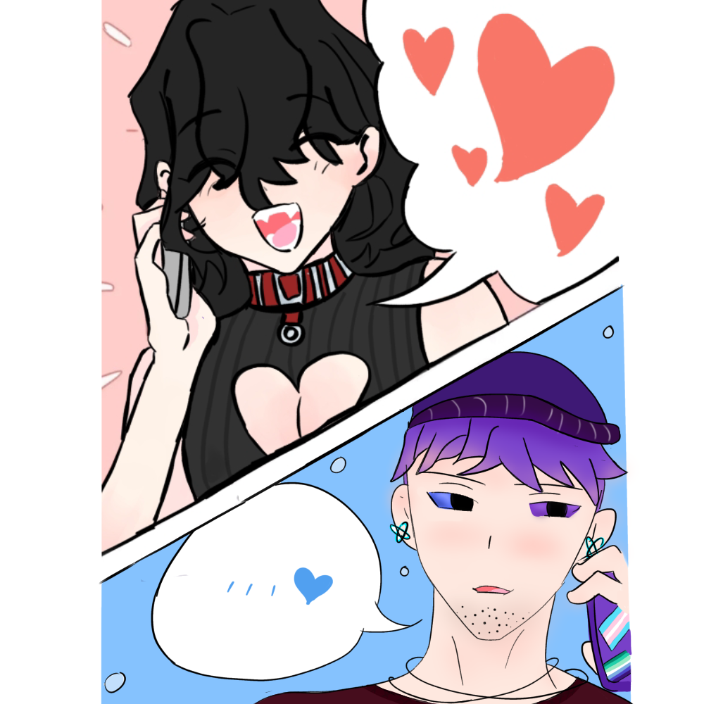 Top and bottom, duet - ibisPaint