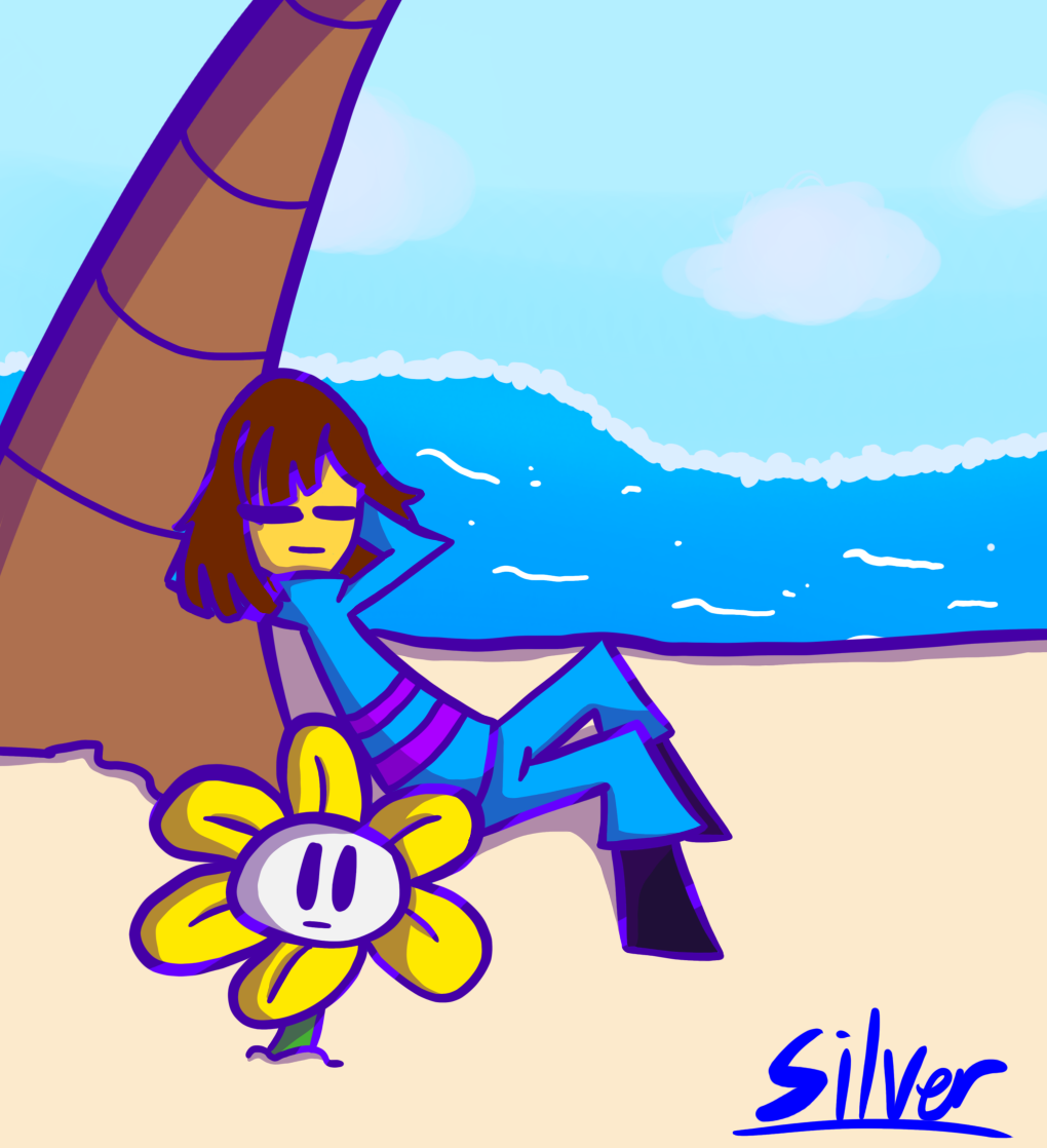 Beach time (undertale) - ibisPaint