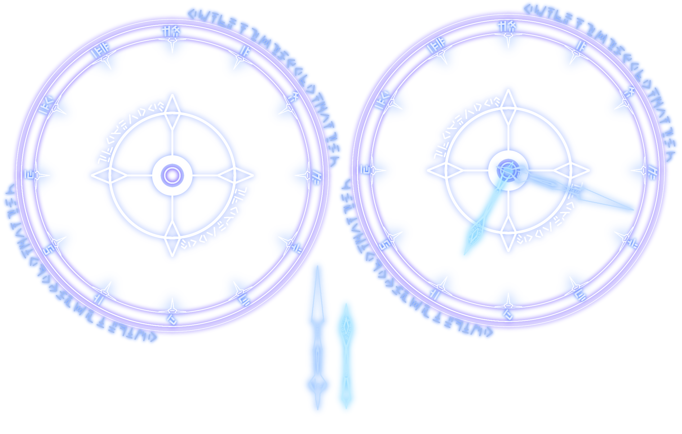 Magic Circle Blue (Clock Design) - ibisPaint