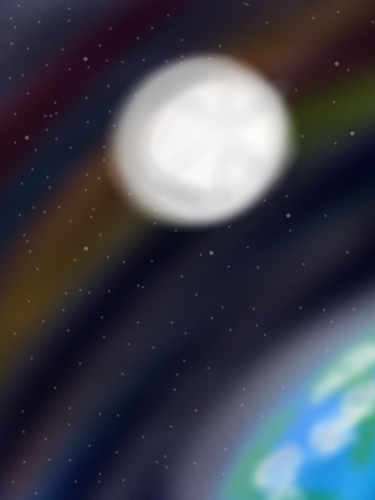 Dibujando El espacio exterior - ibisPaint